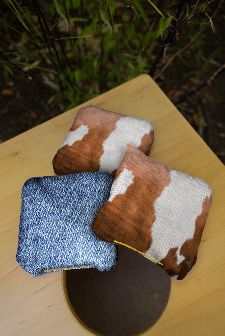 Designer Series Bags (Set of 8) - Denim / Cowhide – Autside